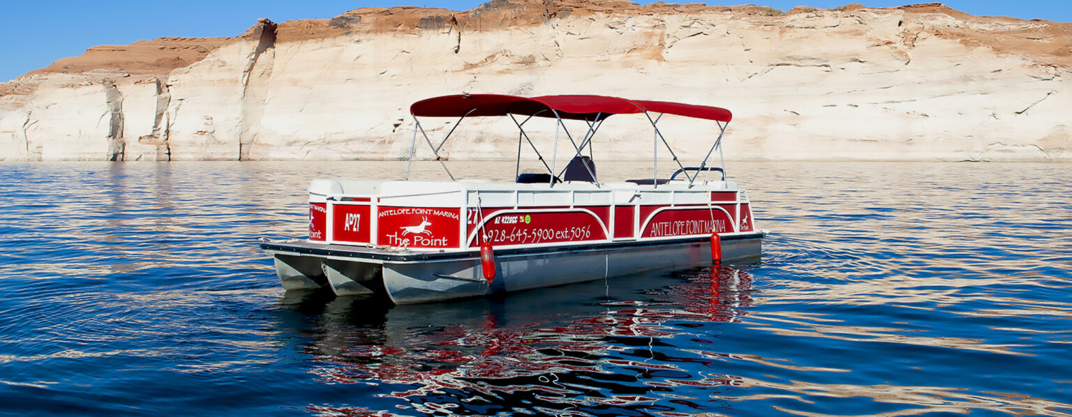 --28 JC pontoon | Antelope Point Marina & RV Park